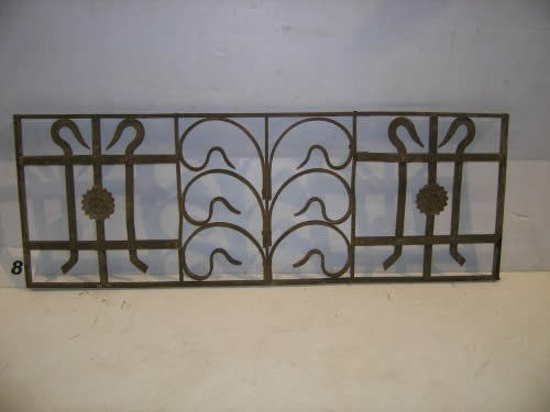 Architectural Iron - Antique Wrought Iron Window Grates - Antiques ...